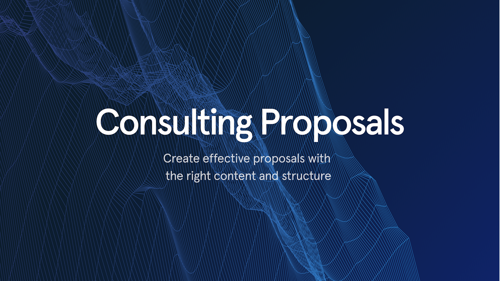 How to write consulting proposals like McKinsey (examples)